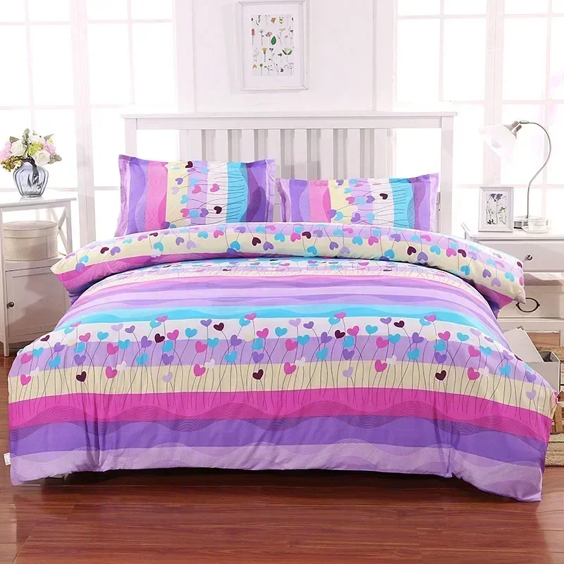 1pcs Geometric Pattern Bedding Fashion Printed Quilt Cover Multi Size ...