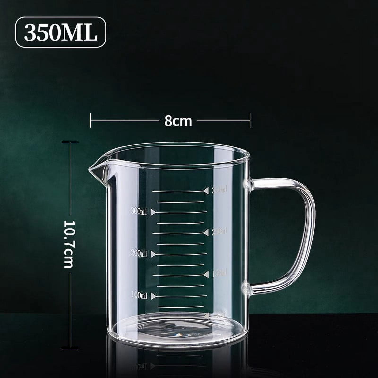 1pcs Glass Measuring Cup With Handle Heat-resistant Laboratory Beaker ...
