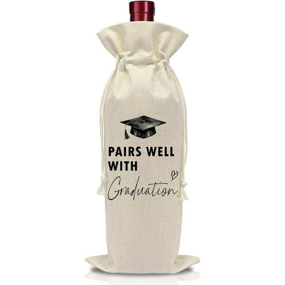 1pcs Graduation Gift Wine Bottle Bag - Pairs Well with Party Gifts ...