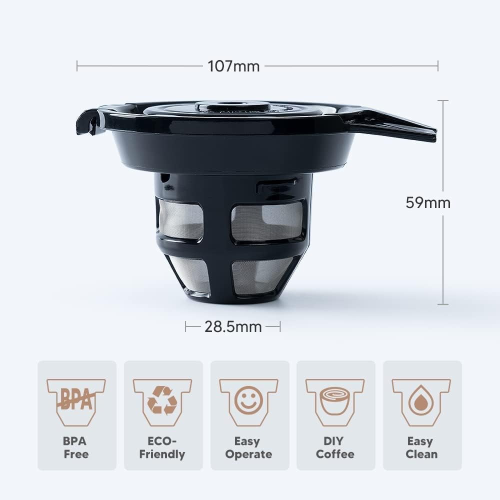 1pcs Hamilton Beach Reusable Coffee Capsule Filter,Replacement Coffee ...