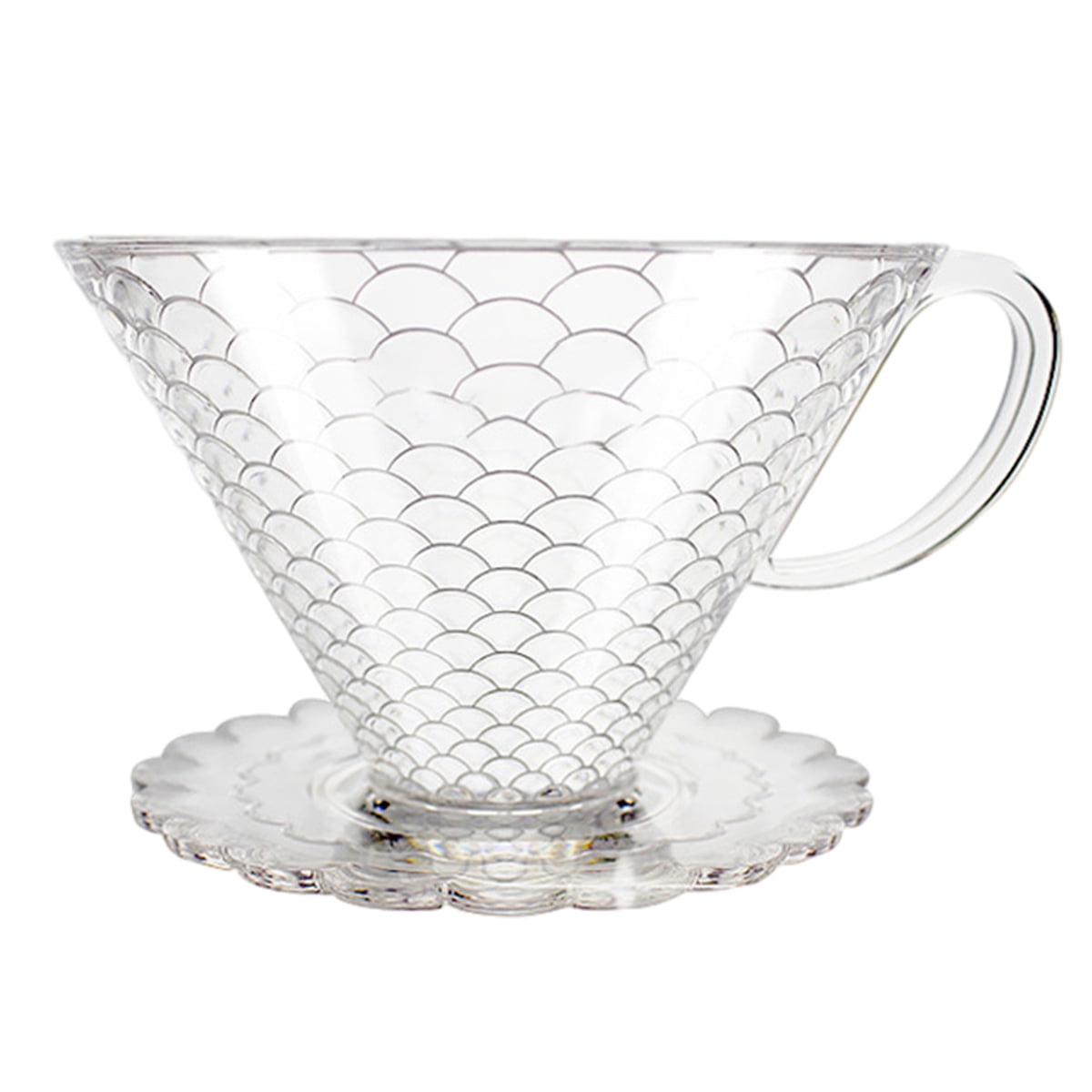 1pcs Hand Brewed Coffee Filter Drip Coffee Filter Cup Tapered Clear ...