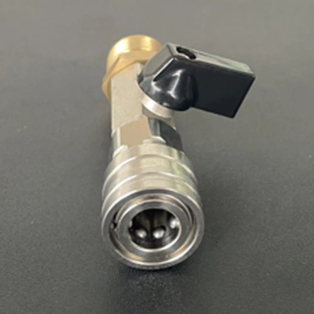 1pcs High Pressure Washer Ball Valve Kit 1/4inch M22 Quick Connector ...