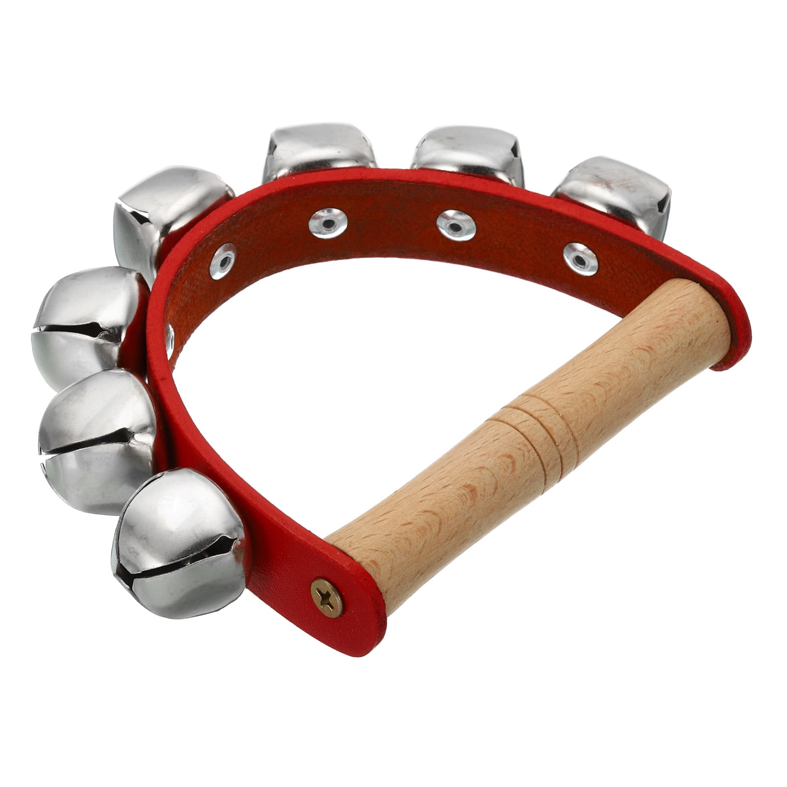 1pcs Jingle Bells, Hand Bell Handheld Wrist Bells Wooden Percussion ...