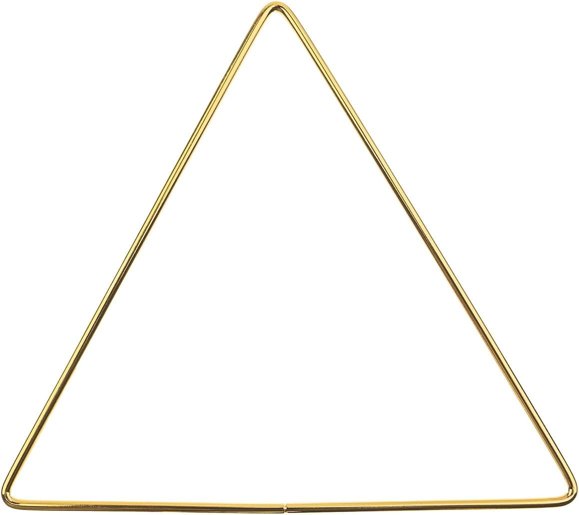 1pcs John Bead Metal Shaped Collection 150mm Gold Iron Triangle Frame ...