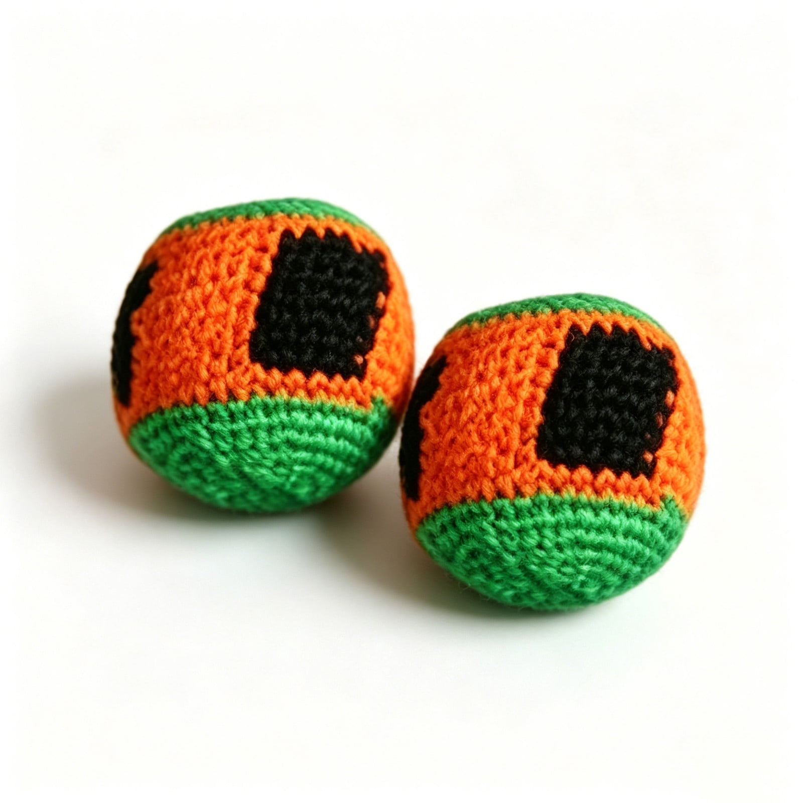 1pcs Knitted Hacky Footbag Sack for Kick Ball, Hand-Made Crochet ...