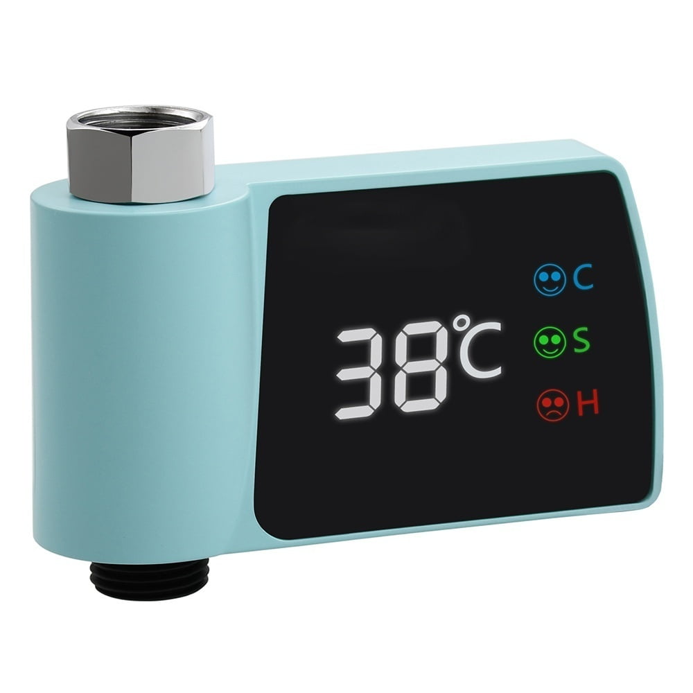 1pcs LED Water Flow Thermometer, Digital Water Temperature Gauge for ...
