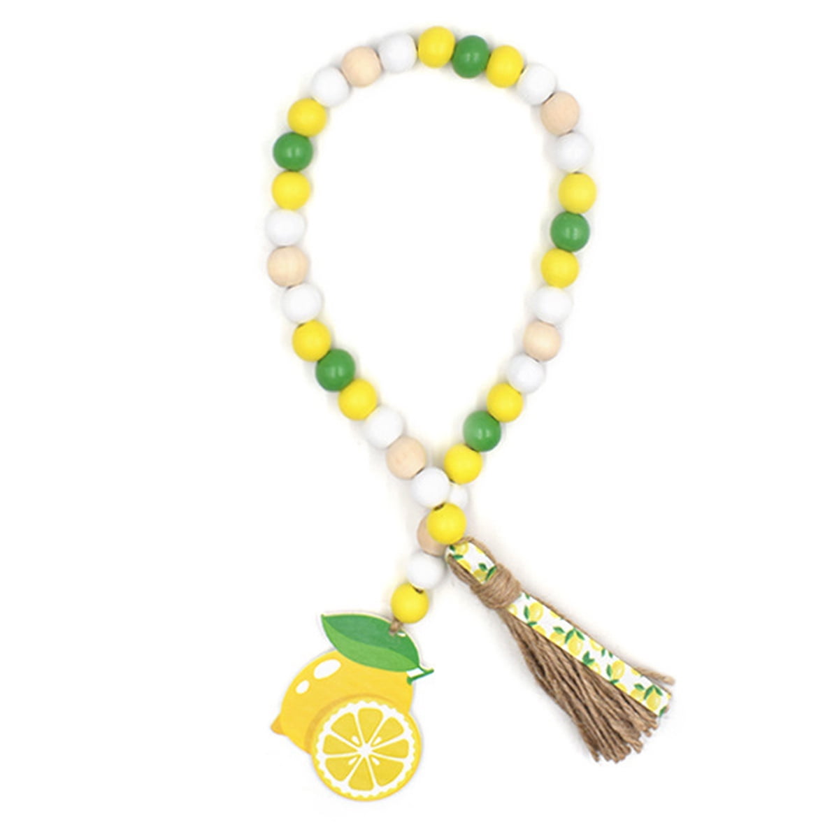 1pcs Lemon wood beaded ring fringe lemon slice beaded ring lemon logo ...