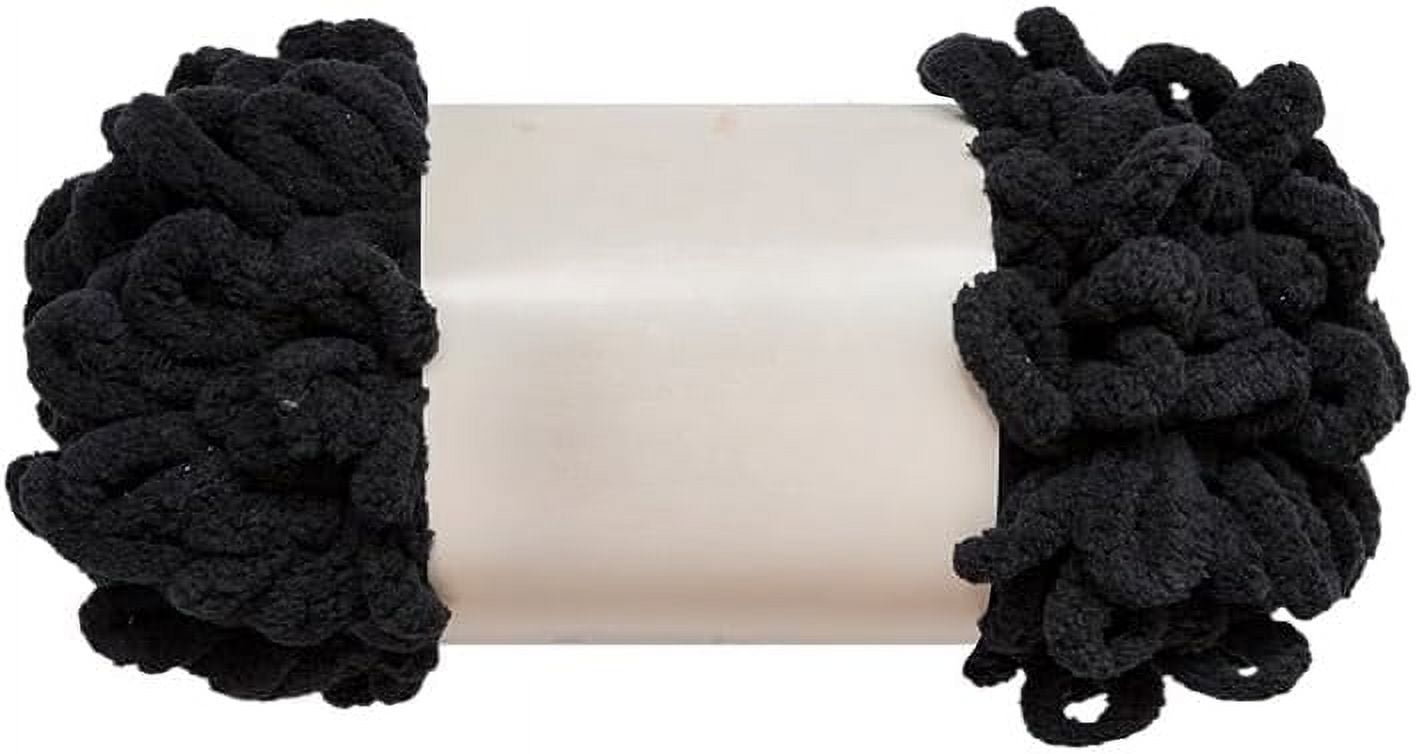 1pcs Loop Yarn 100% Polyester Chenille Puffy Yarn, Craft Chunky Finger ...