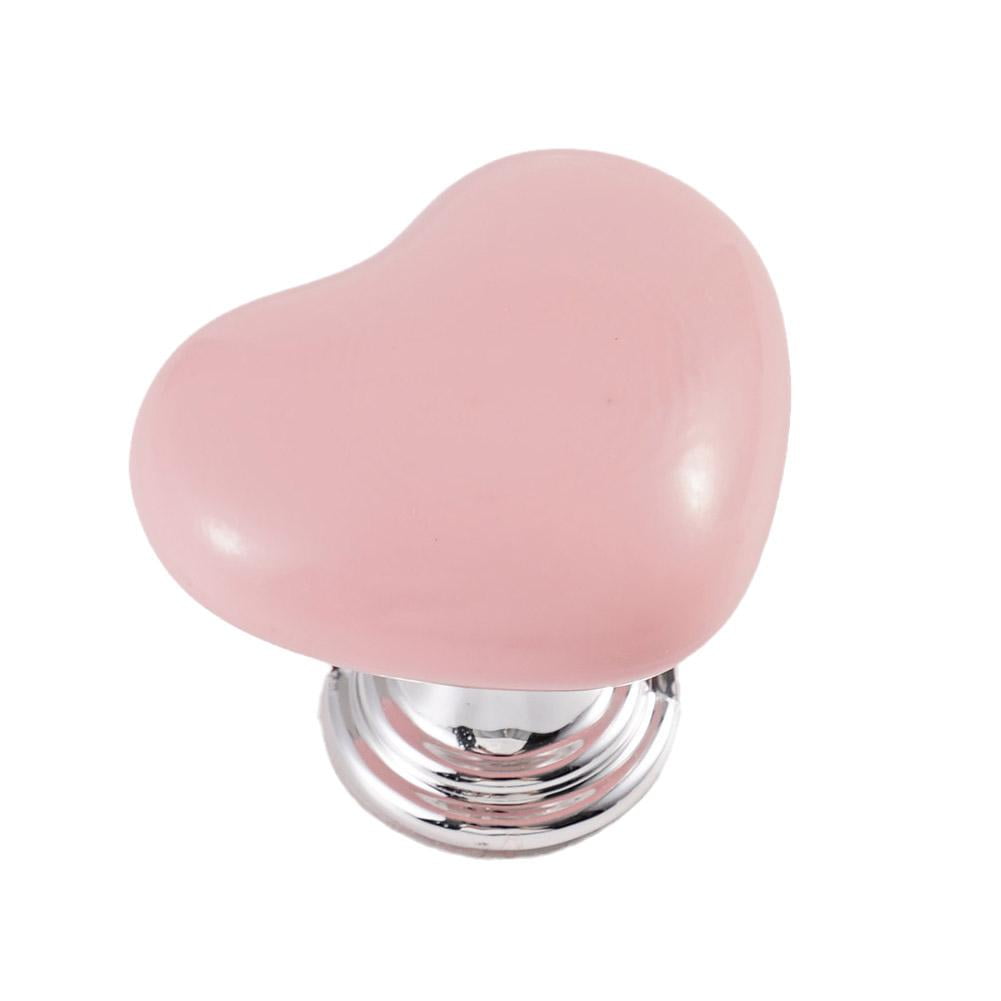 1pcs Love Heart Shaped Toilet Press Button, Simple Colorful Plastic ...