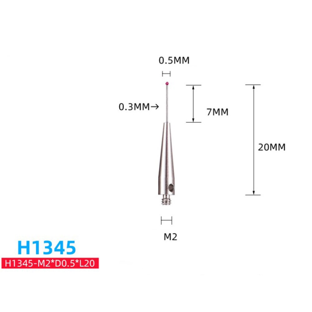 1pcs M2 Touch Probe cmm Probe Tips cmm Stylus Ball Gauge Head for 3D ...