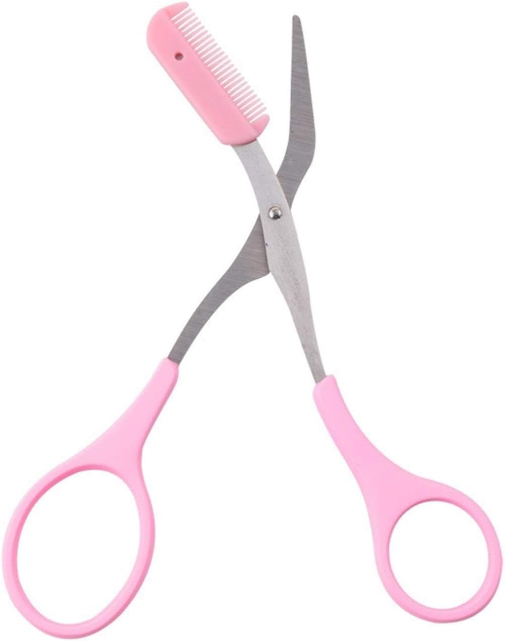 1pcs Makeup Eyebrow Trimmer Scissors with Comb Hair Removal Shears Comb ...