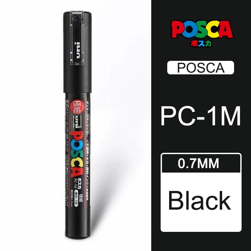 1pcs Marker Pen POSCA PC-1M POP Poster Water-based Advertising/Graffiti ...
