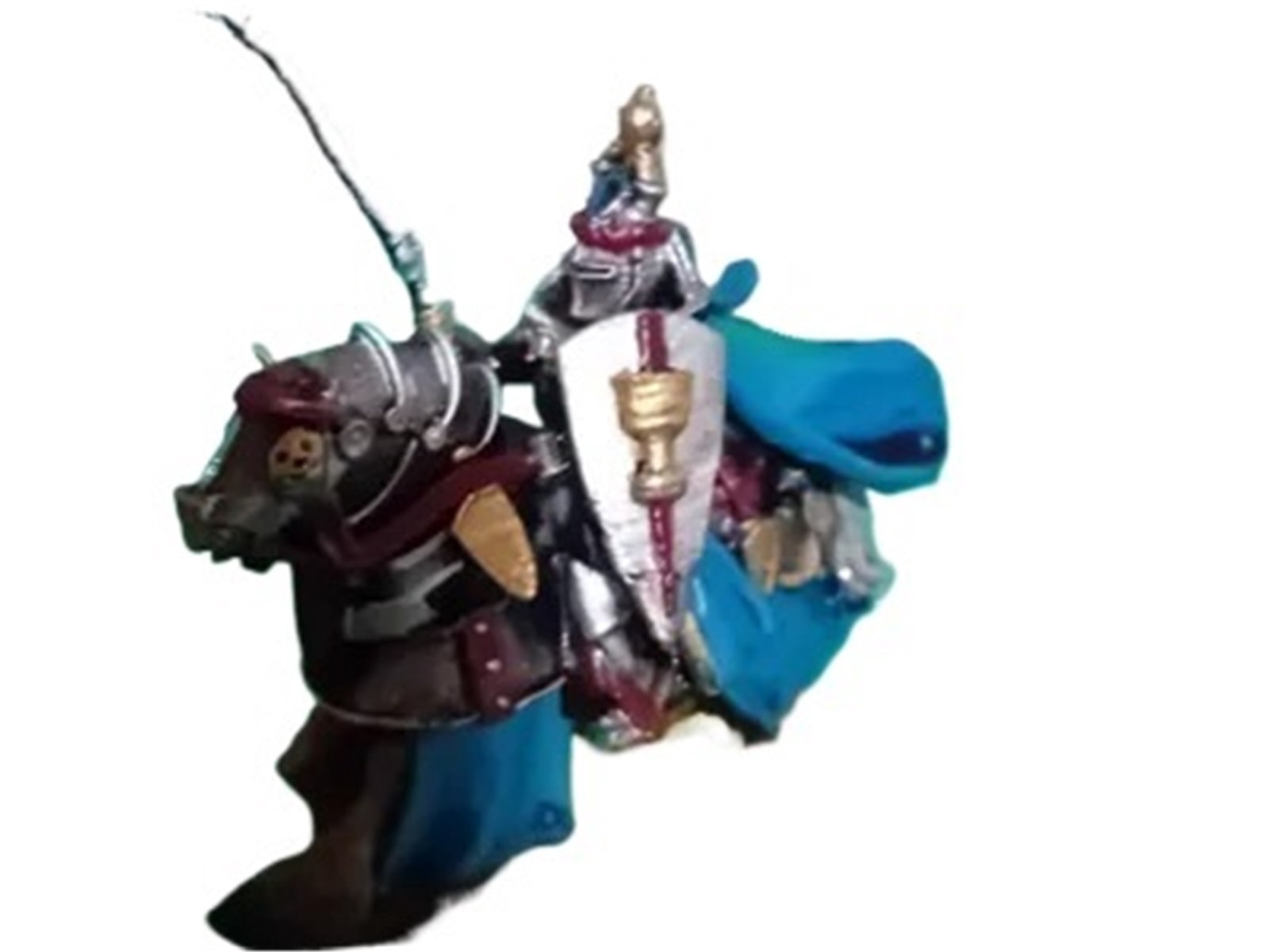 1pcs Medieval Knight on Horseback DnD 28mm 3D Printed Ornament ...