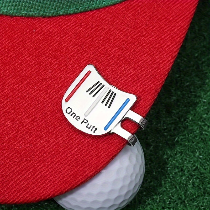 1pcs Minimalist Magnetic Golf Hat Clip with Metal Ball Marker, Golf ...