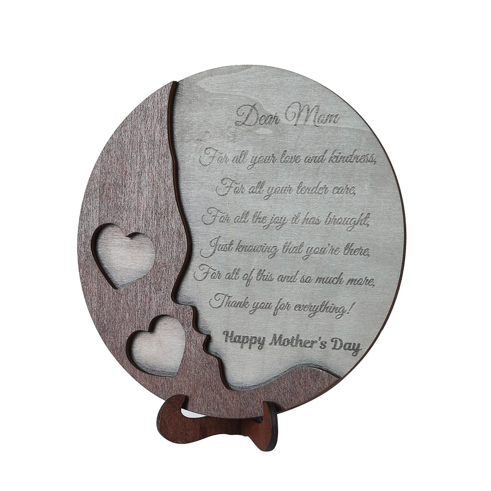 1pcs Mother'S Day Wooden Centerpieces,Mother'S Day Wooden Table Signs ...