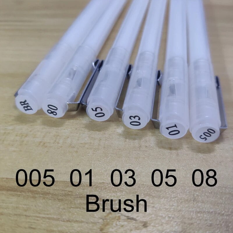 1pcs Multi-Size Refillable Fineliner Pen Drawing Markers Sketch Brush ...