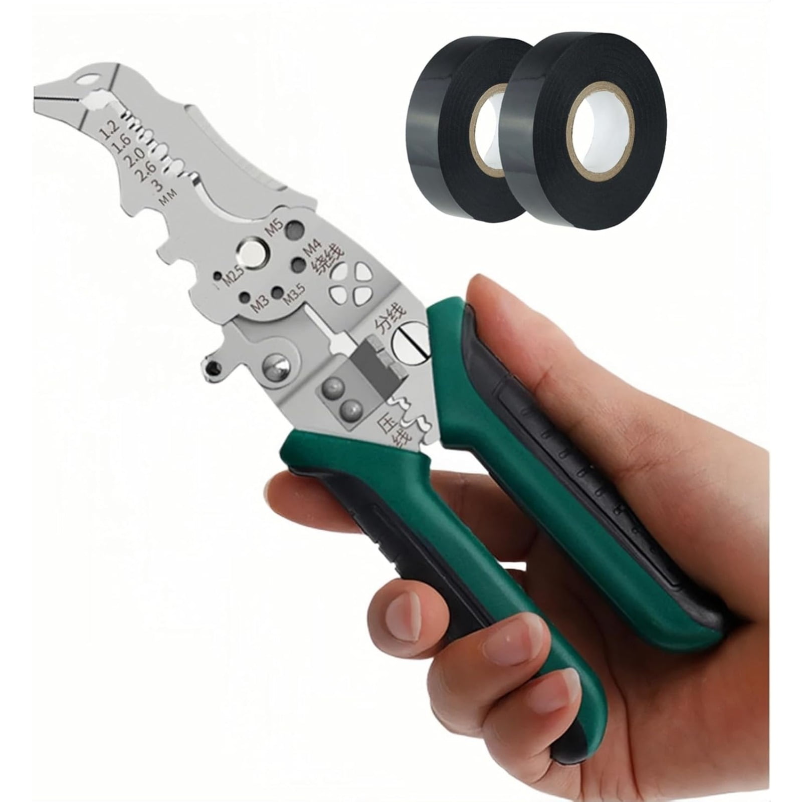 1pcs Multi-function Wire Stripper Tool Electrical, 9-in-1 Wire Cutter ...