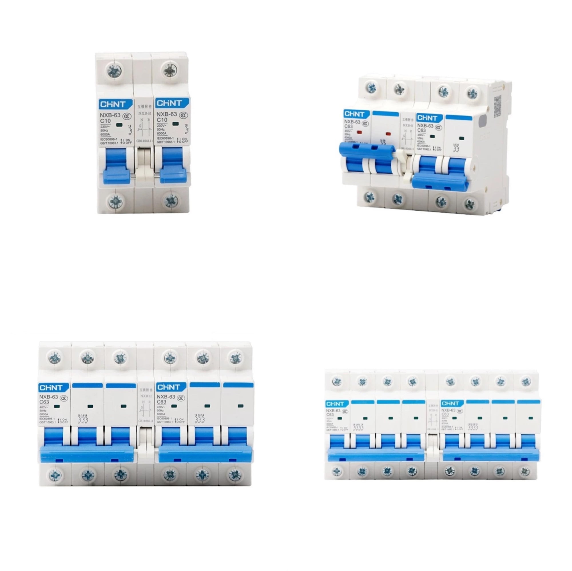 1pcs NXB-63 Dual Power Supply Interlock Switch DZ47 Interlock ...