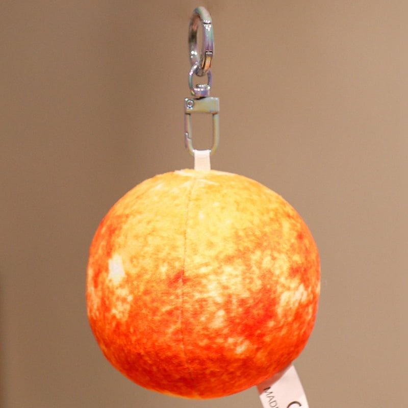 1pcs Novelty Keychain Bag Charm，Sun Keychain, Soft Planet Key Chain ...