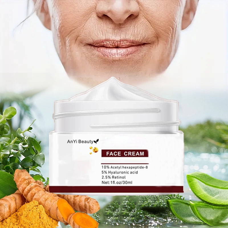 [1pcs] Peptide Face Firming Cream, with Hyaluronic acid, Retinol ...
