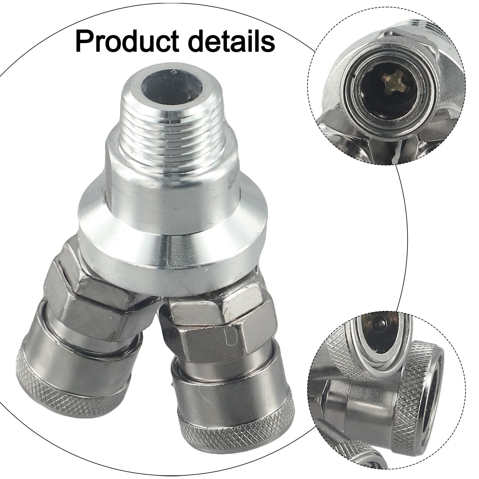 1pcs Pneumatic C-Type 2-way 3-Way Quick Connector Hose Coupler Fitting ...