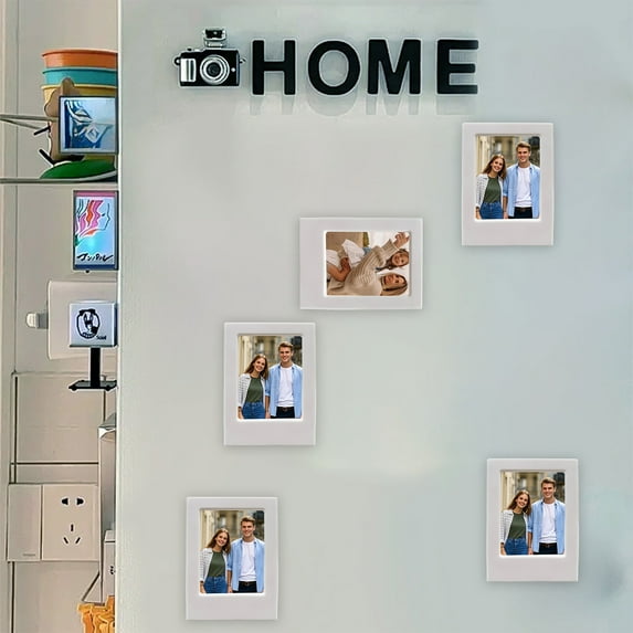 1pcs Portable Mini Photo frame Acrylic Magnetic Picture Frames ...