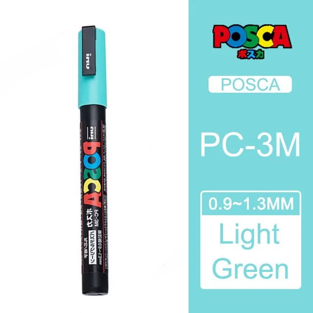 1pcs Posca Paint Marker Pen PC-3M 24 Colors, Fine Point 0.9-1.3mm ...