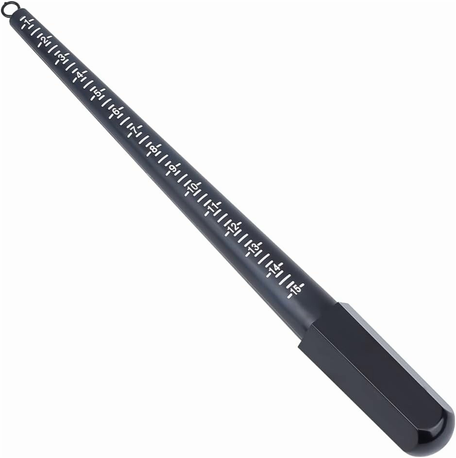 1pcs Ring Sizing Measuring Tool Sizes 1-15 Plastic Ring Mandrel Ring ...