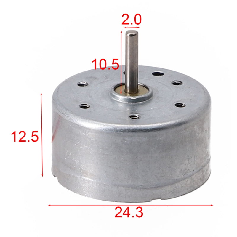 1pcs Round Electric Motor RF-300CA RC-300 DC 3V 5V 6V 10300RPM 24mm 2mm ...
