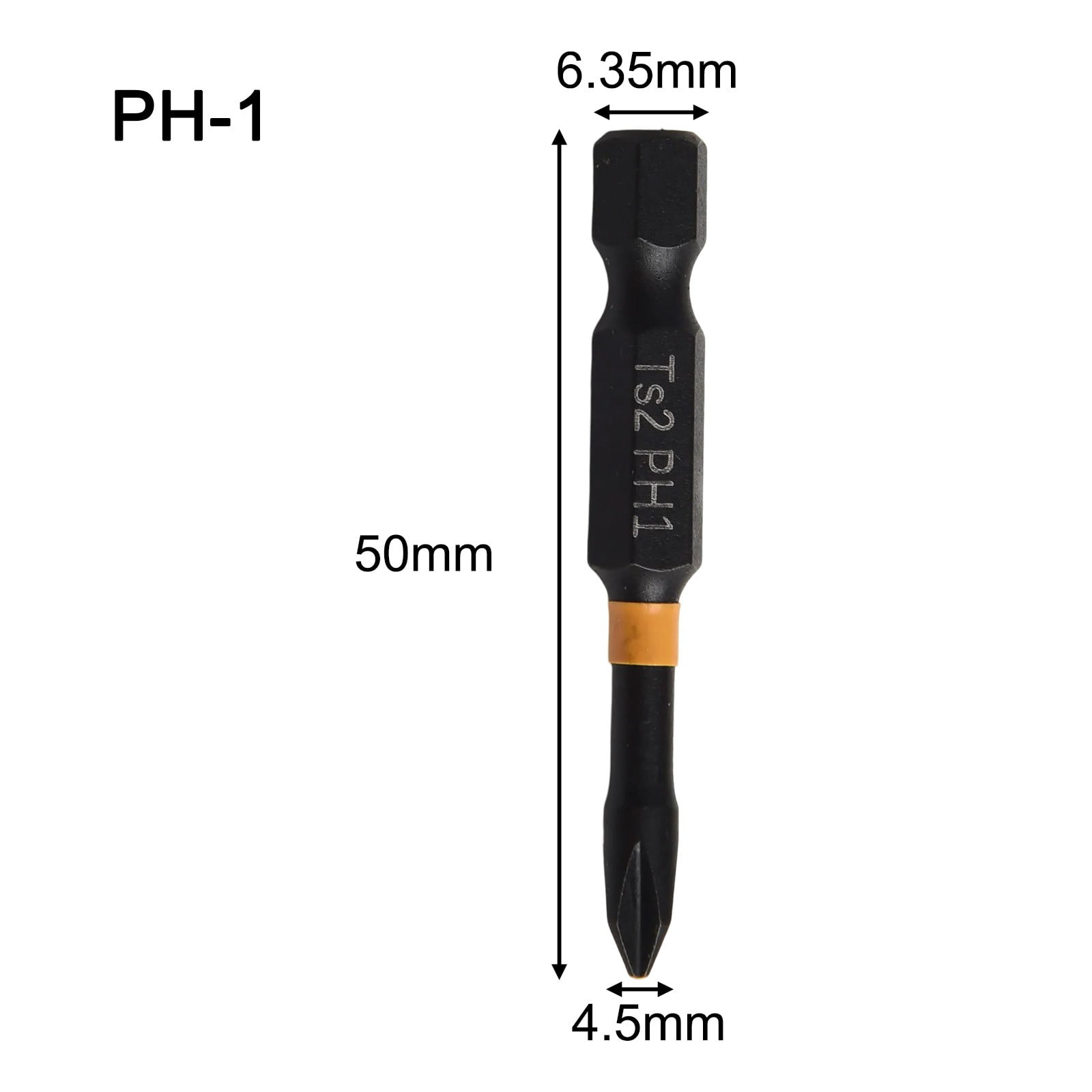 1pcs Screwdriver Bit Hexagonal Handle Cross Bit One-Word Bit Magnetic ...