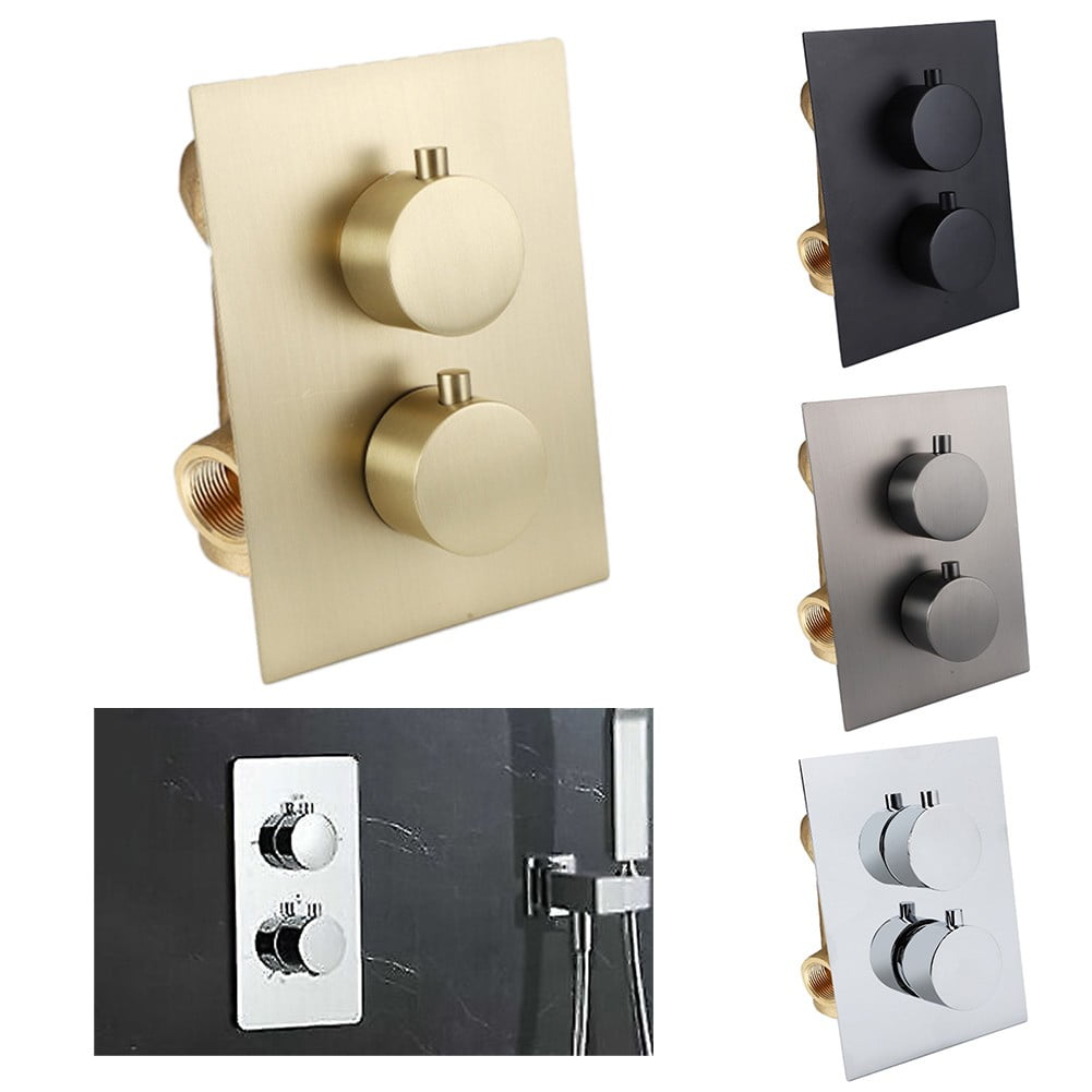 1pcs Shower Valve Mixer Concealed Thermostatic Shower Mixer Valve G1/2 ...