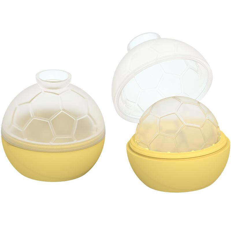 1pcs Silicone Hockey Puck-Shaped Whiskey Ice Ball Mold with Lid, Soccer ...