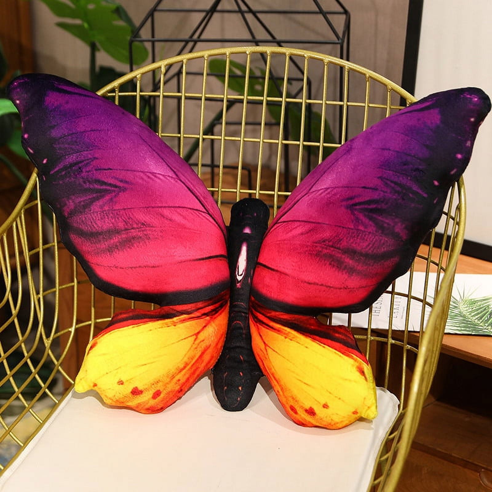 1pcs Simulation Butterfly Pillow Plush Toy Shaped Funny Plush Stuffed ...