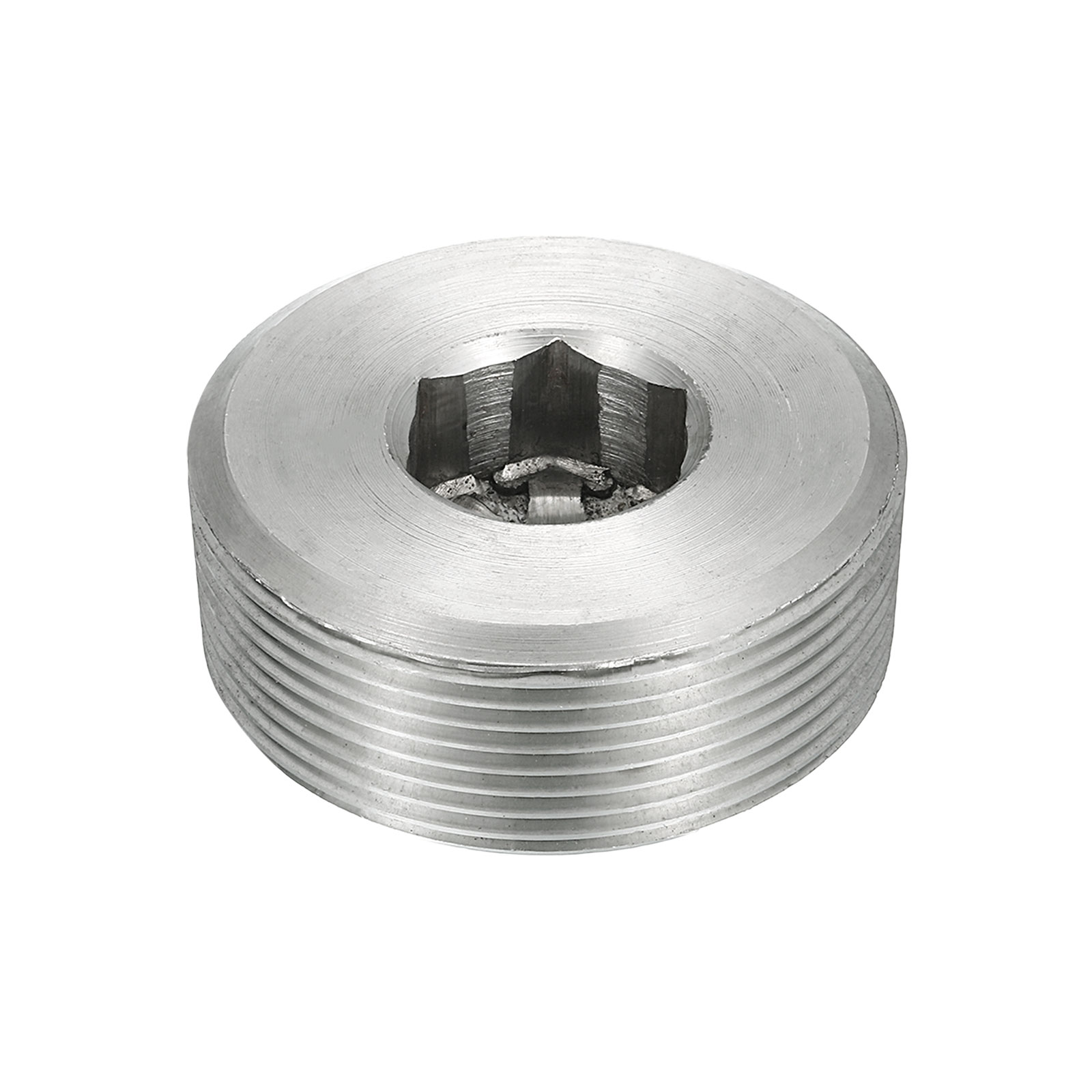 1pcs Socket Pipe Plug, NPT 2"Stainless Steel Hex Thread Pipe Caps ...