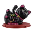 1pcs Solar Powered Chinese Lucky Waving Cat Beckoning Maneki Neko ...
