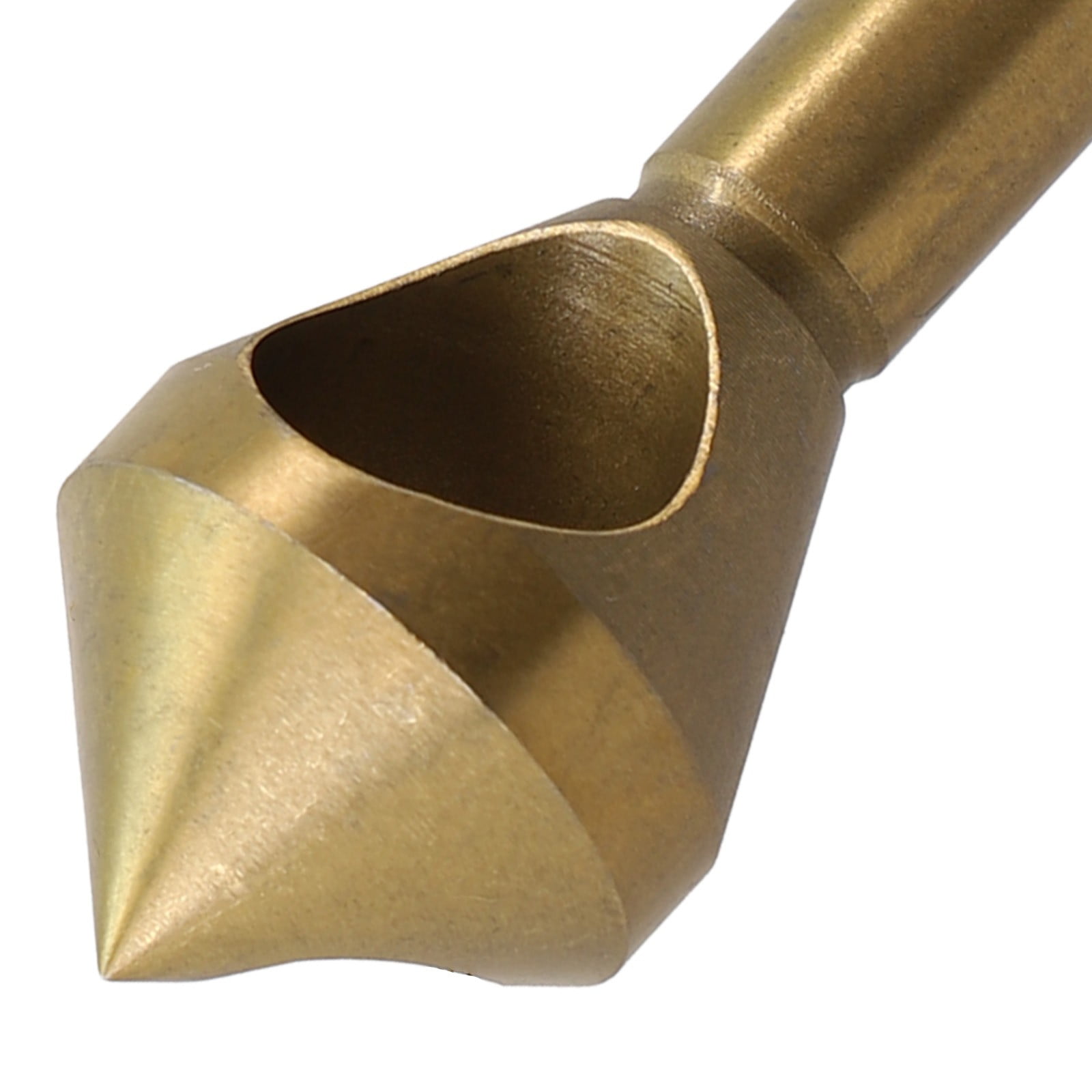 1pcs Titanium-Plated Countersink Deburring Drill Bit Hole Cutter Metal ...