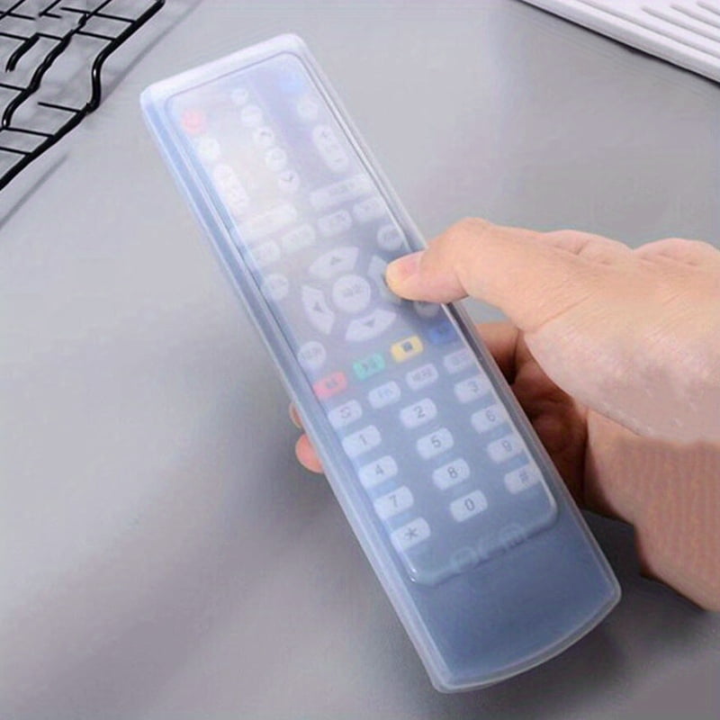 1pcs Transparent Reusable Remote Control Protective Cover Silicone ...