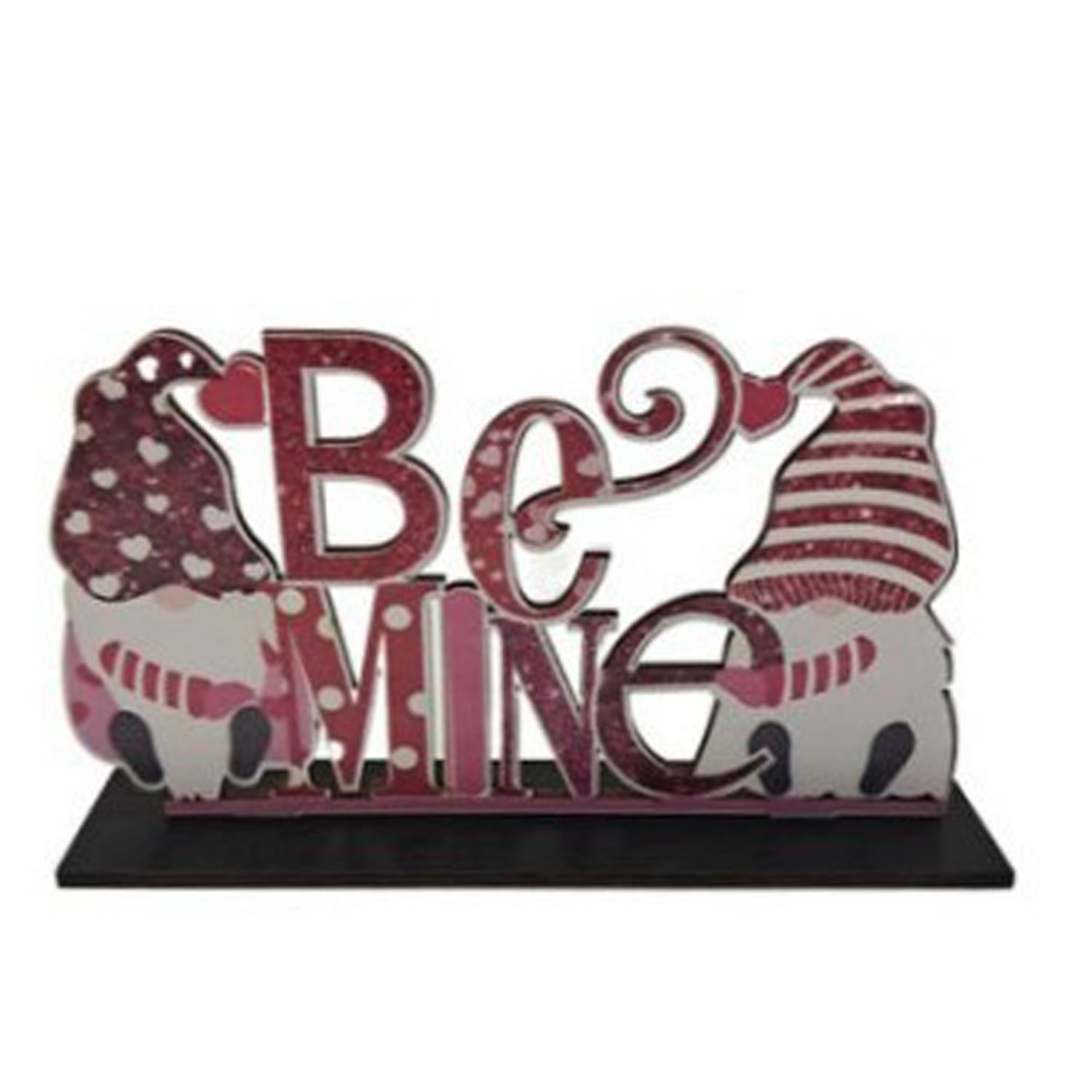1pcs Valentine's Day Wooden Table Sign Decoration Freestanding Table ...