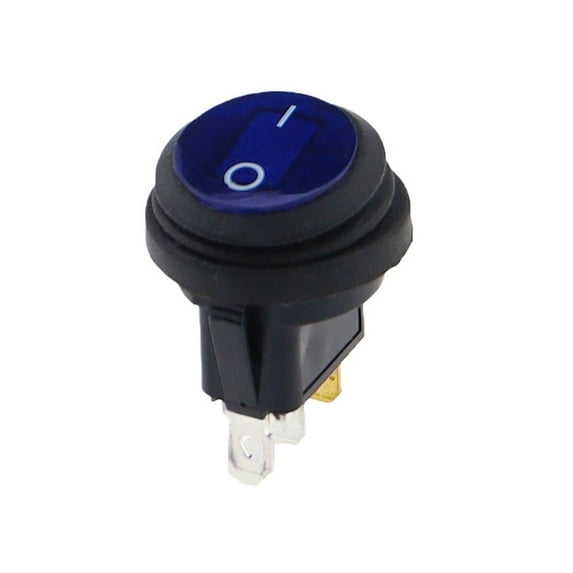 1pcs Waterproof Button with 12V 220V Light Rocker Switch Opening 20MM ...