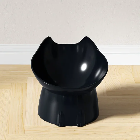 1pcs WhiskerWare Elevated Cat Bowl, Anti-Tip Plastic Raised Pet Feeding ...