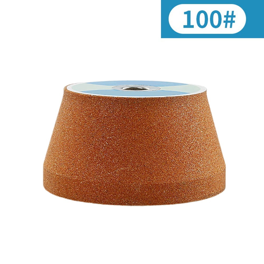 1pcs White Corundum Grinding Wheel Grit 50/100/200# For 100 Type Angle ...