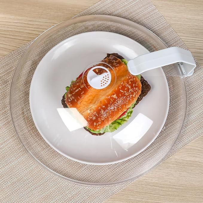 1pcs White Food Cover Dome, Collapsible Meal Table Food Fly Proof ...