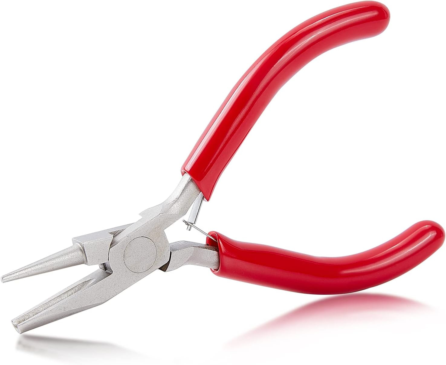 1pcs Wire Looping Pliers 4.9 inch/12.6cm Round Concave Pliers Red Mini ...