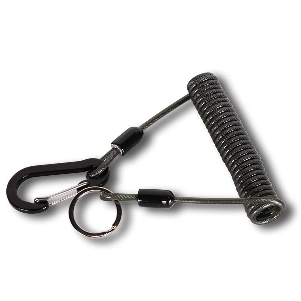 1pcs Wire Spring Rope Fishing Missed Rope Anti-lost Spiral Spring Lure ...