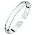 1pcs Women Solid 925 Sterling Silver Bangle Adjustable Opening Bracelet ...