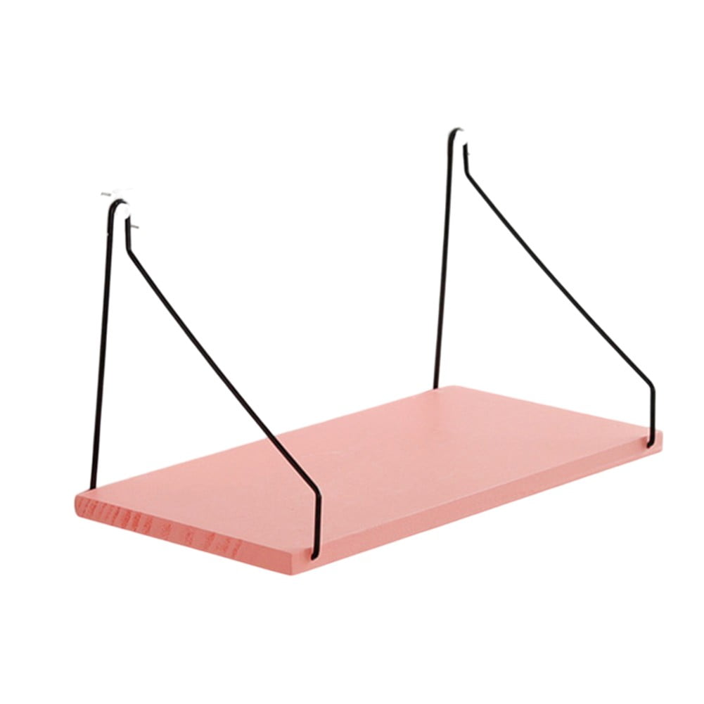 1pcs Wooden Wall Rack One-Line Partition Storage Rack Wooden Wall Rack ...