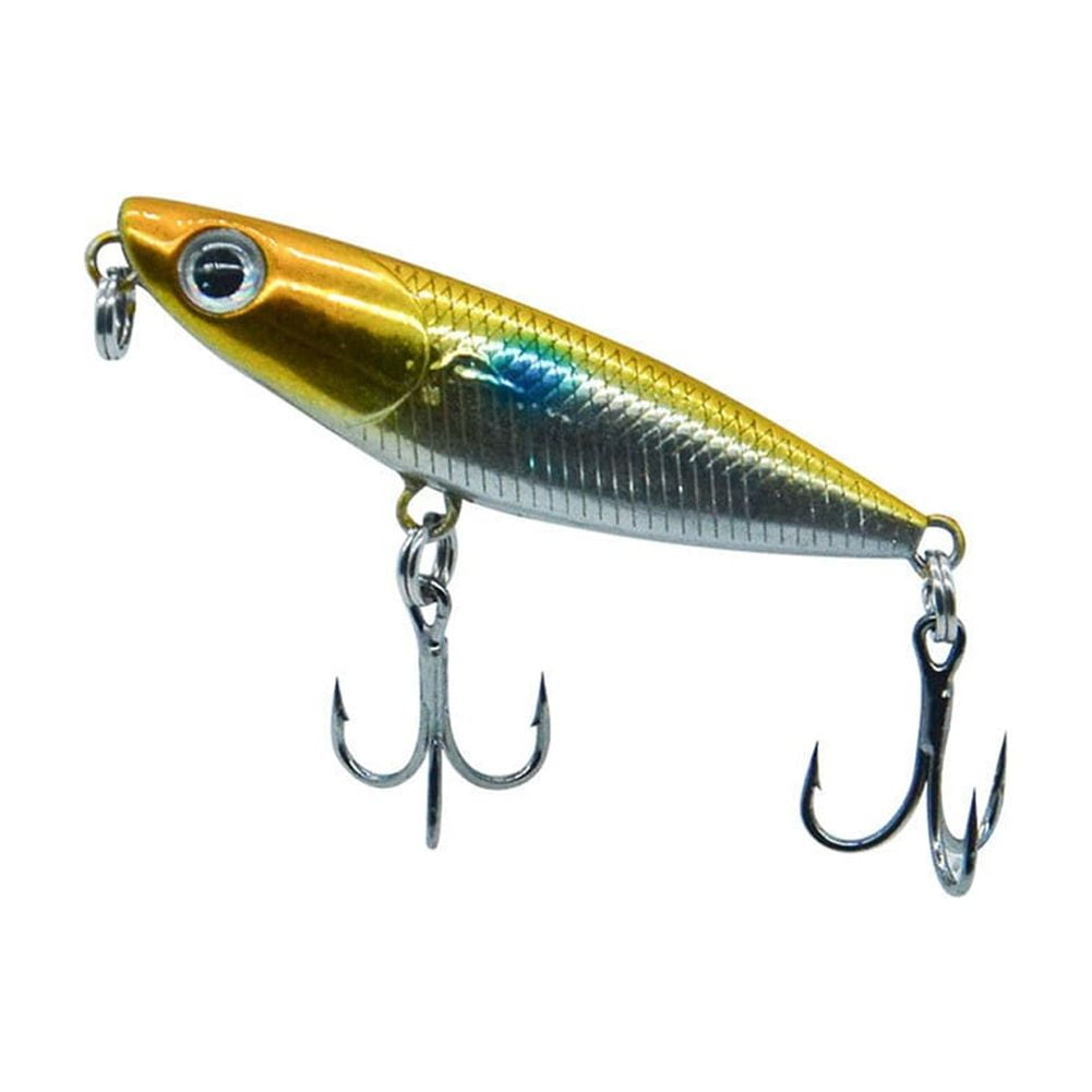 1pcs Zigzag Dog Floating Fishing Lure 3D Eye Wobbler Hard Lure Bait ...