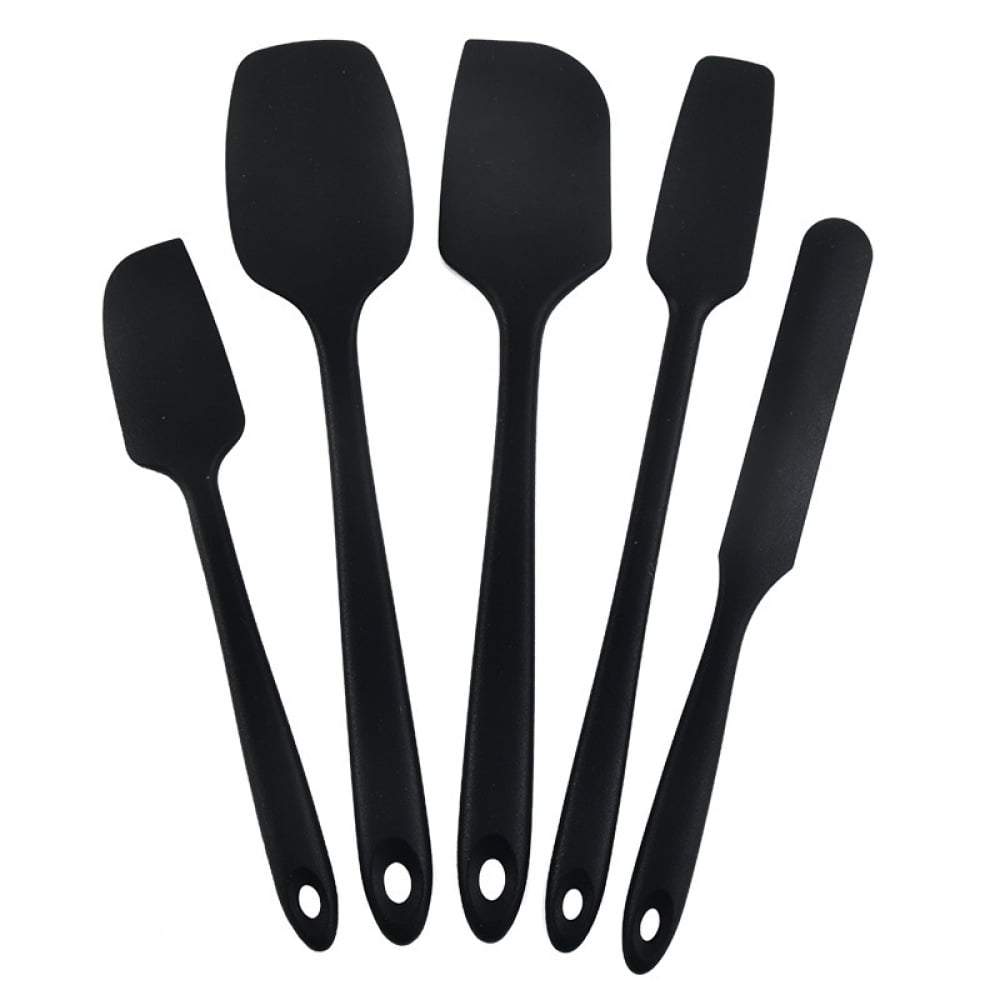 1pcs colored silicone spatula 5-piece set (including color box) - Black ...