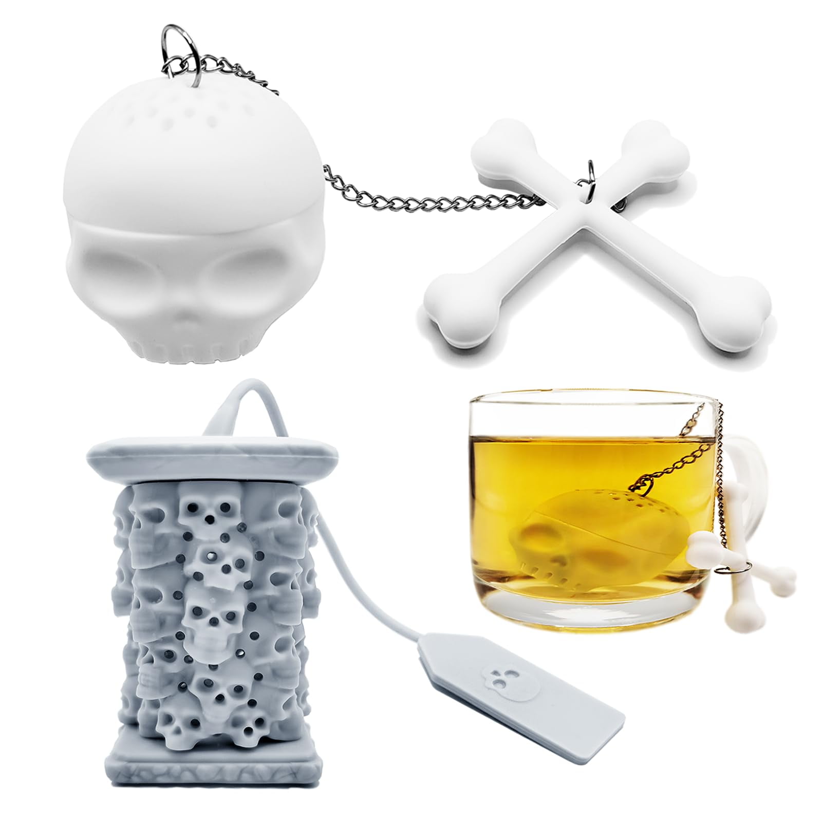 1pcs creative animal tea infuser, cute loose leaf tea steeper, reusable ...