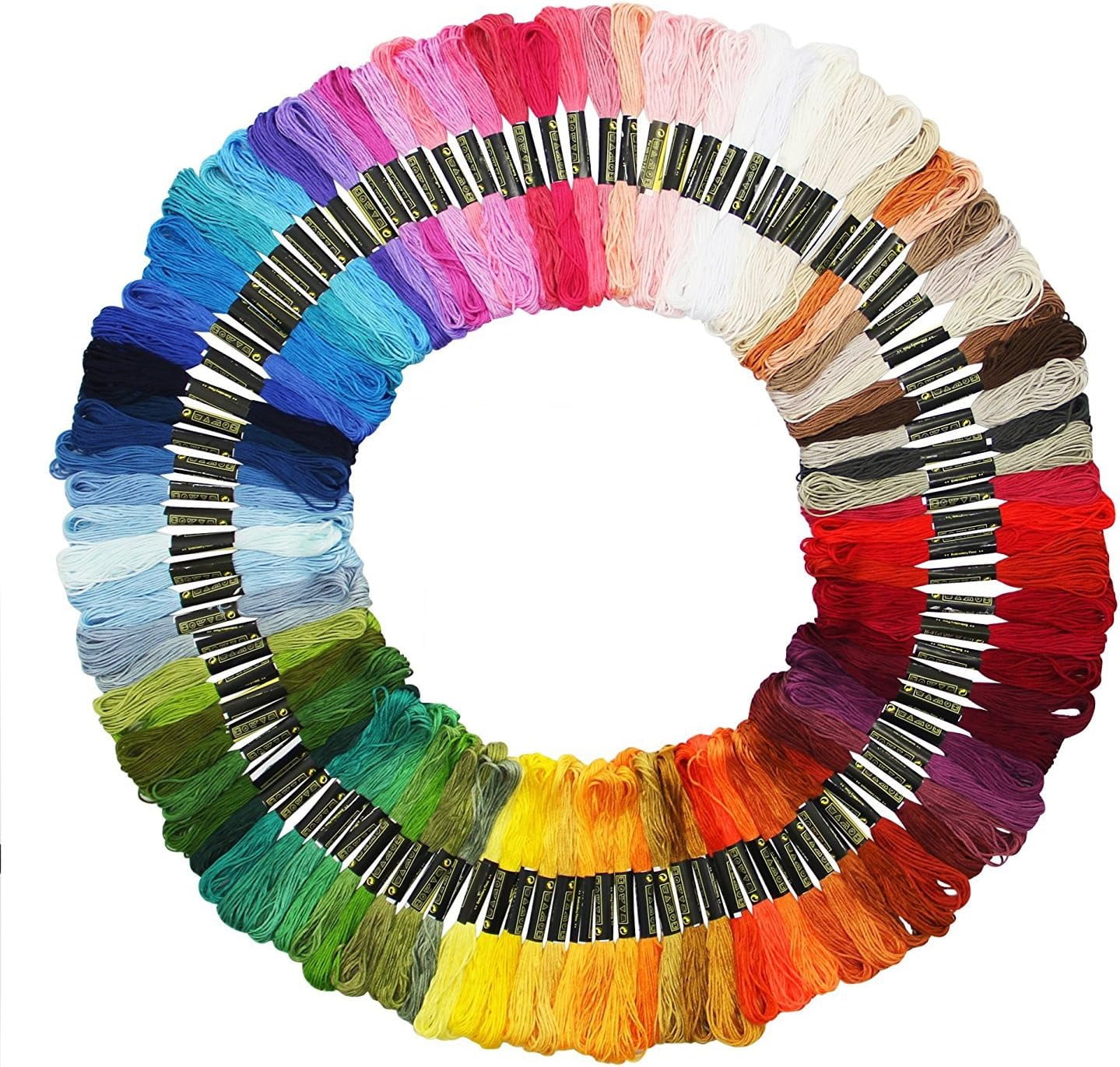 1pcs embroidery thread, 8 meters of embroidery thread, 100 colors per ...